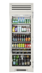 30″ Beverage Column Stainless Glass | True Residential