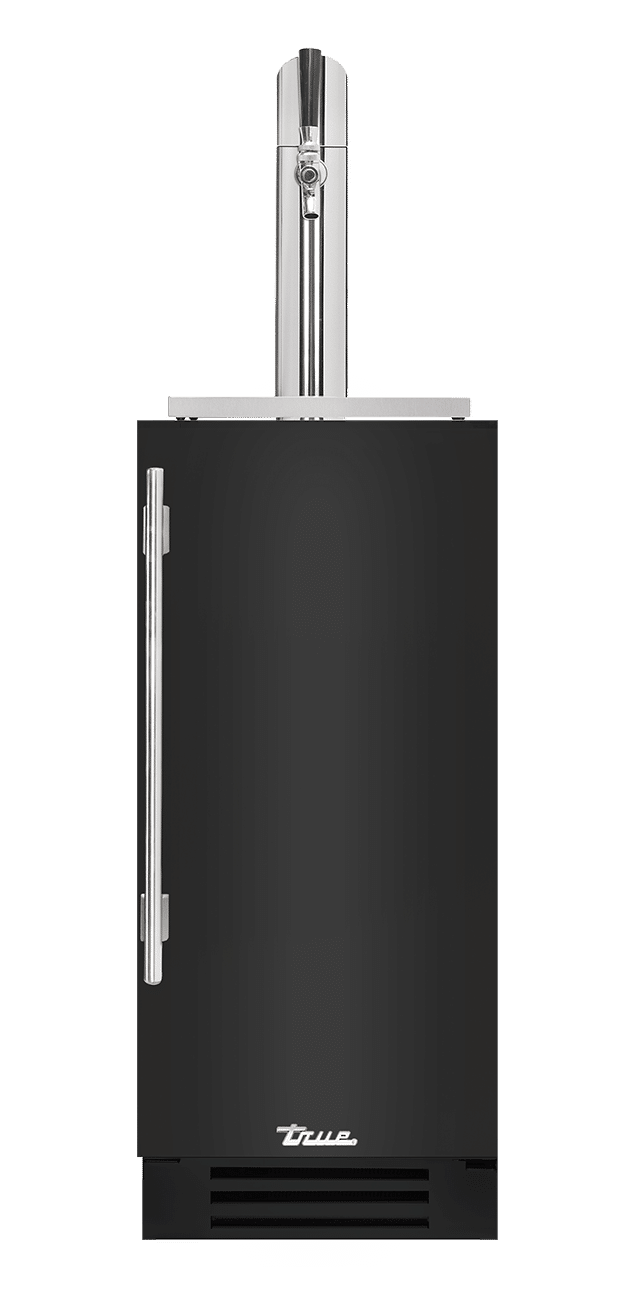 15″ Single Tap Beverage Dispenser Solid Stainless | True Residential