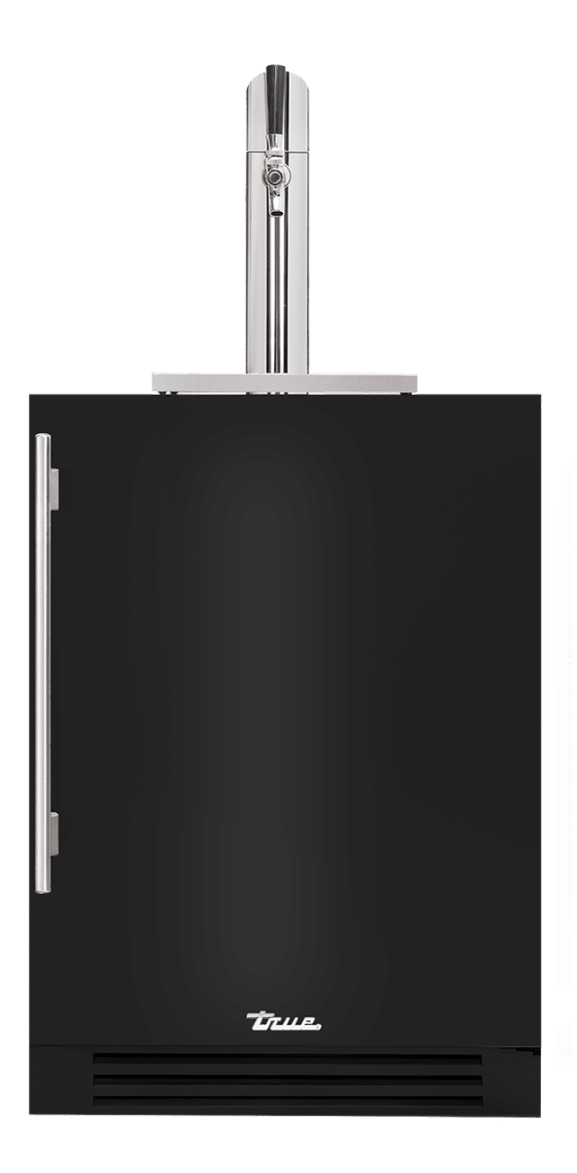 24″ Single Tap Beverage Dispenser Solid Stainless | True Residential