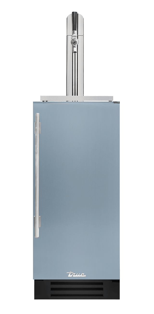 15″ Single Tap Beverage Dispenser Solid Stainless | True Residential