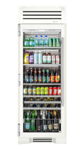 30″ Beverage Column Stainless Glass | True Residential