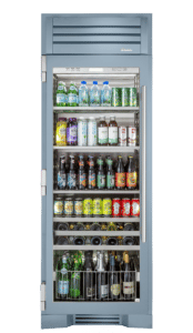 30″ Beverage Column Stainless Glass | True Residential