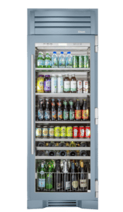 30″ Beverage Column Stainless Glass | True Residential