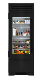 30″ Glass Door Refrigerator with Bottom Freezer | True Residential