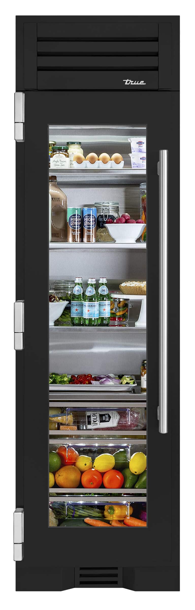 24″ Glass Door Refrigerator Column | True Residential